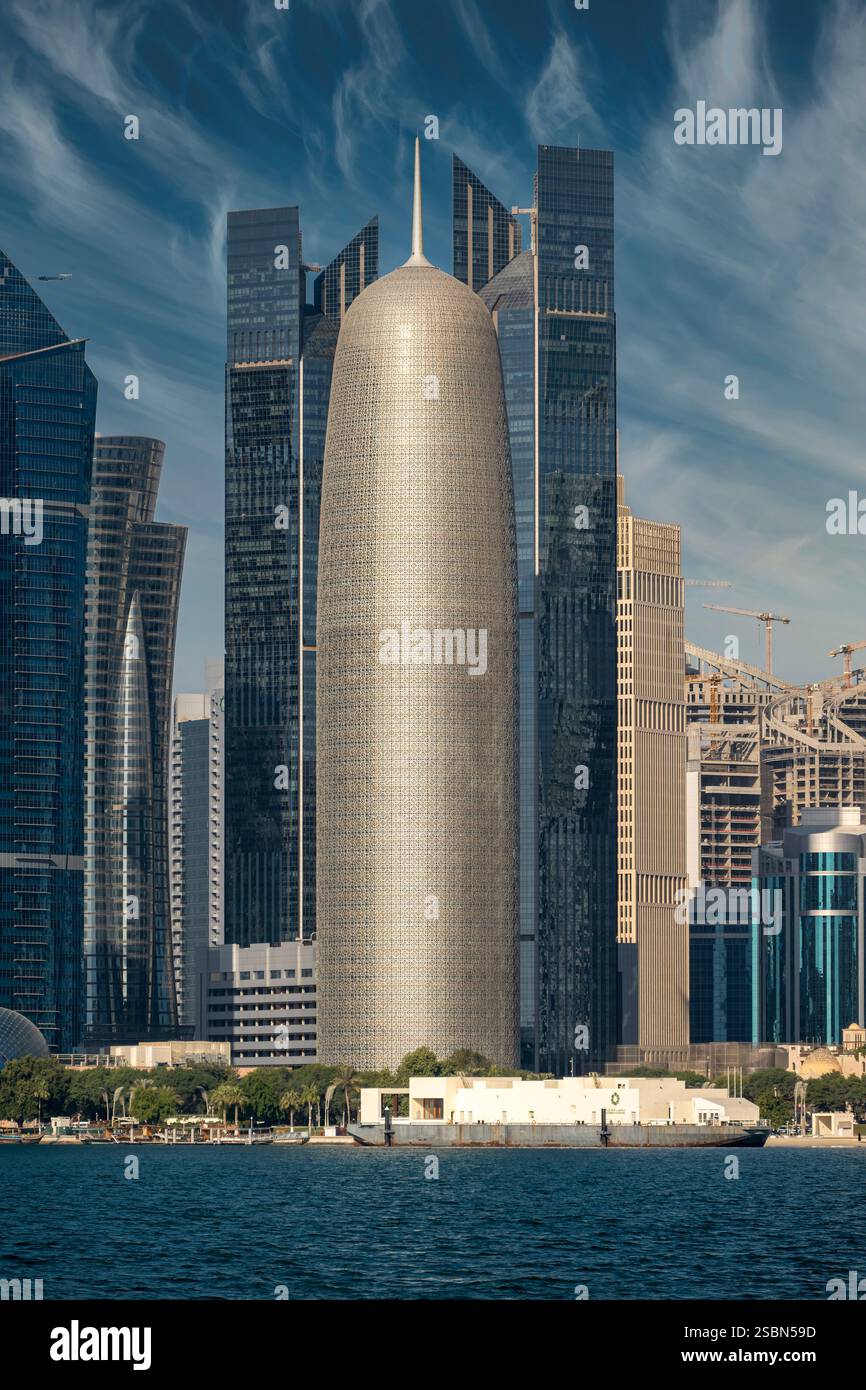 Doha Tower. After completion of construction in 2012 it was branded as ...
