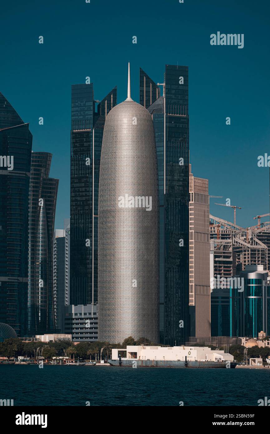 Doha Tower. After completion of construction in 2012 it was branded as ...
