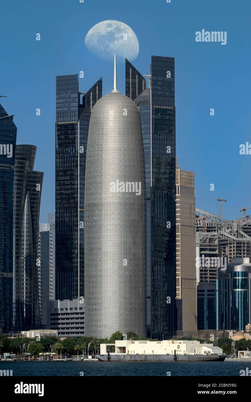 Doha Tower. After completion of construction in 2012 it was branded as ...