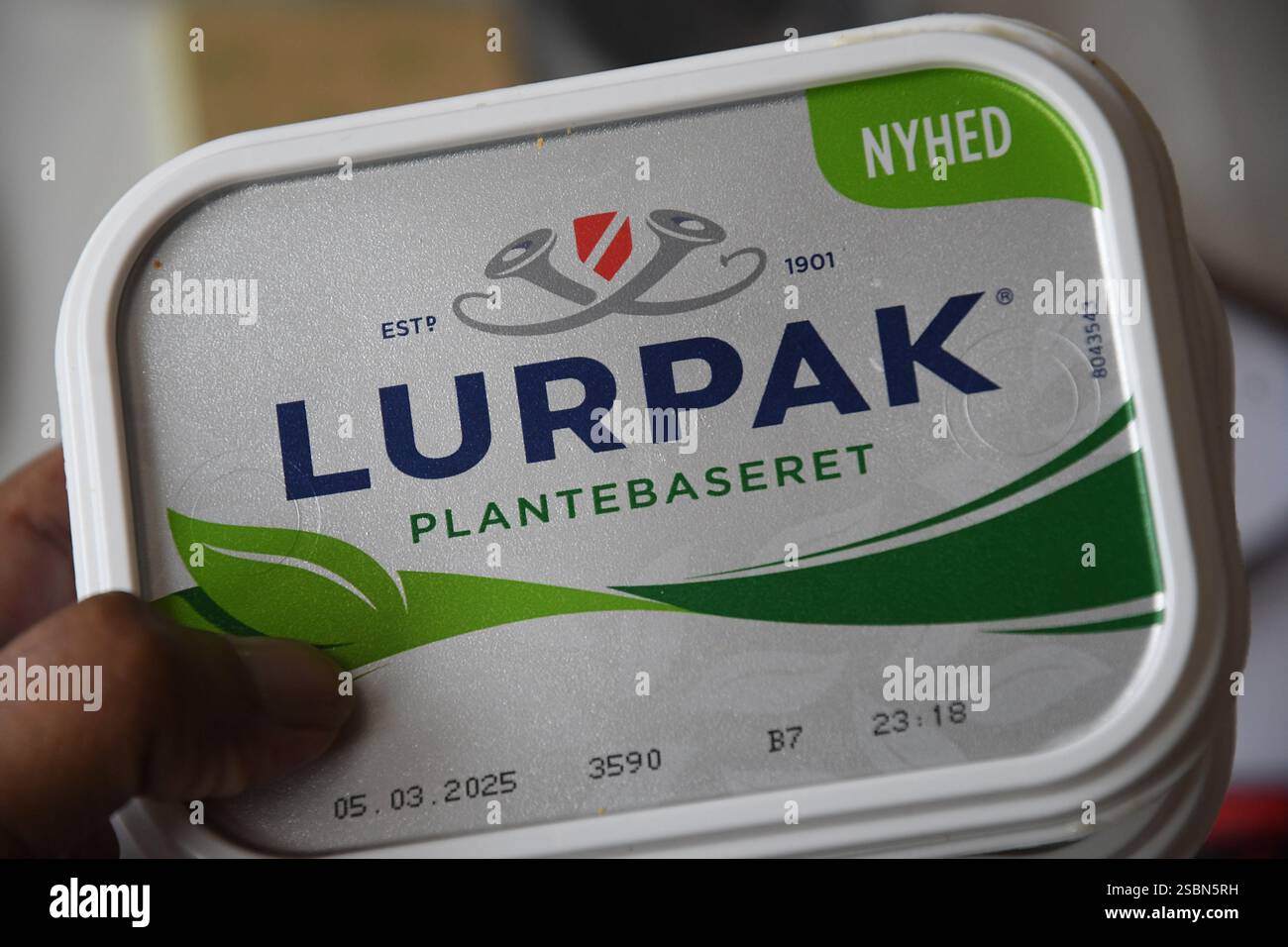 Copenhagen/ DenmarK/04 FEBRUARY 2025/ Denmark famous brand lurpak ...