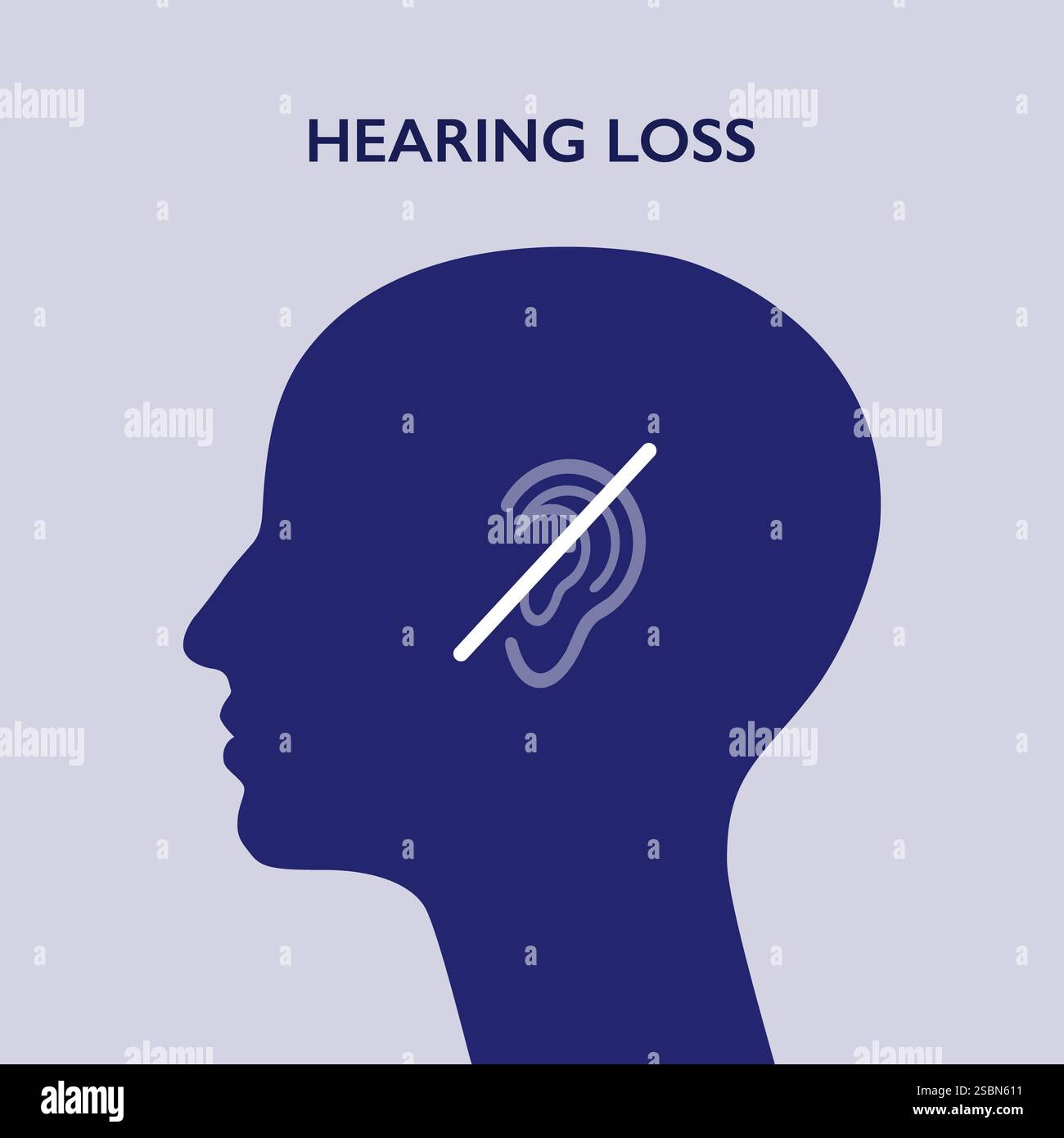 Blue hearing symbol hi-res stock photography and images - Alamy