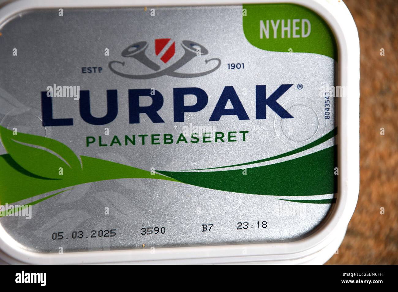 Copenhagen/ DenmarK/04 FEBRUARY 2025/ Denmark famous brand lurpak ...