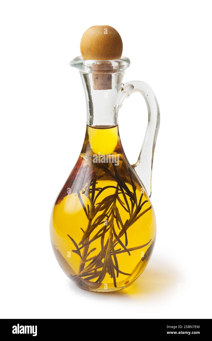 Olive oil herbs spices Cut Out Stock Images & Pictures - Alamy