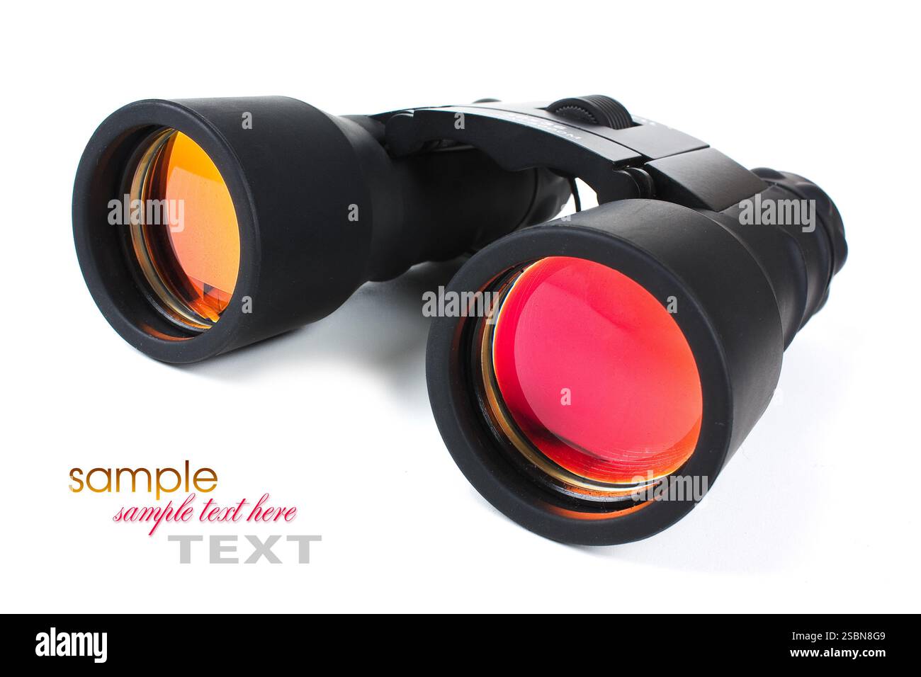 Binoculars isolated on white background Stock Photo - Alamy