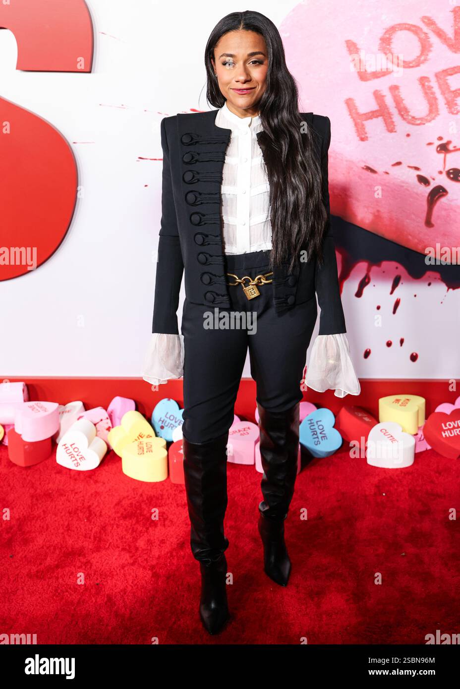 HOLLYWOOD, LOS ANGELES, CALIFORNIA, USA - FEBRUARY 03: Ariana DeBose arrives at the Los Angeles ...