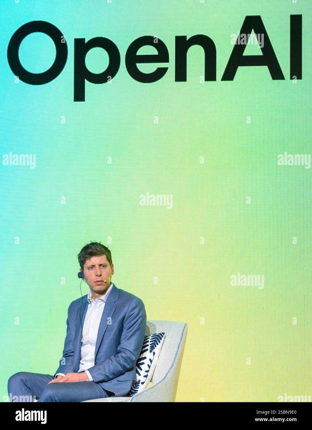 Seoul, South Korea. 04th Feb, 2025. Open AI CEO Sam Altman speaks ...