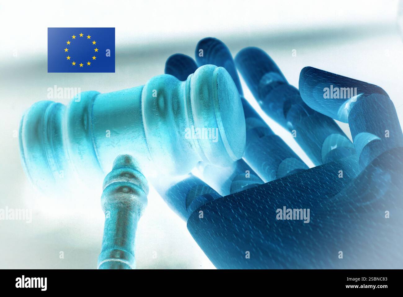 AI act regulation symbol. Concept artificial intelligence act ...