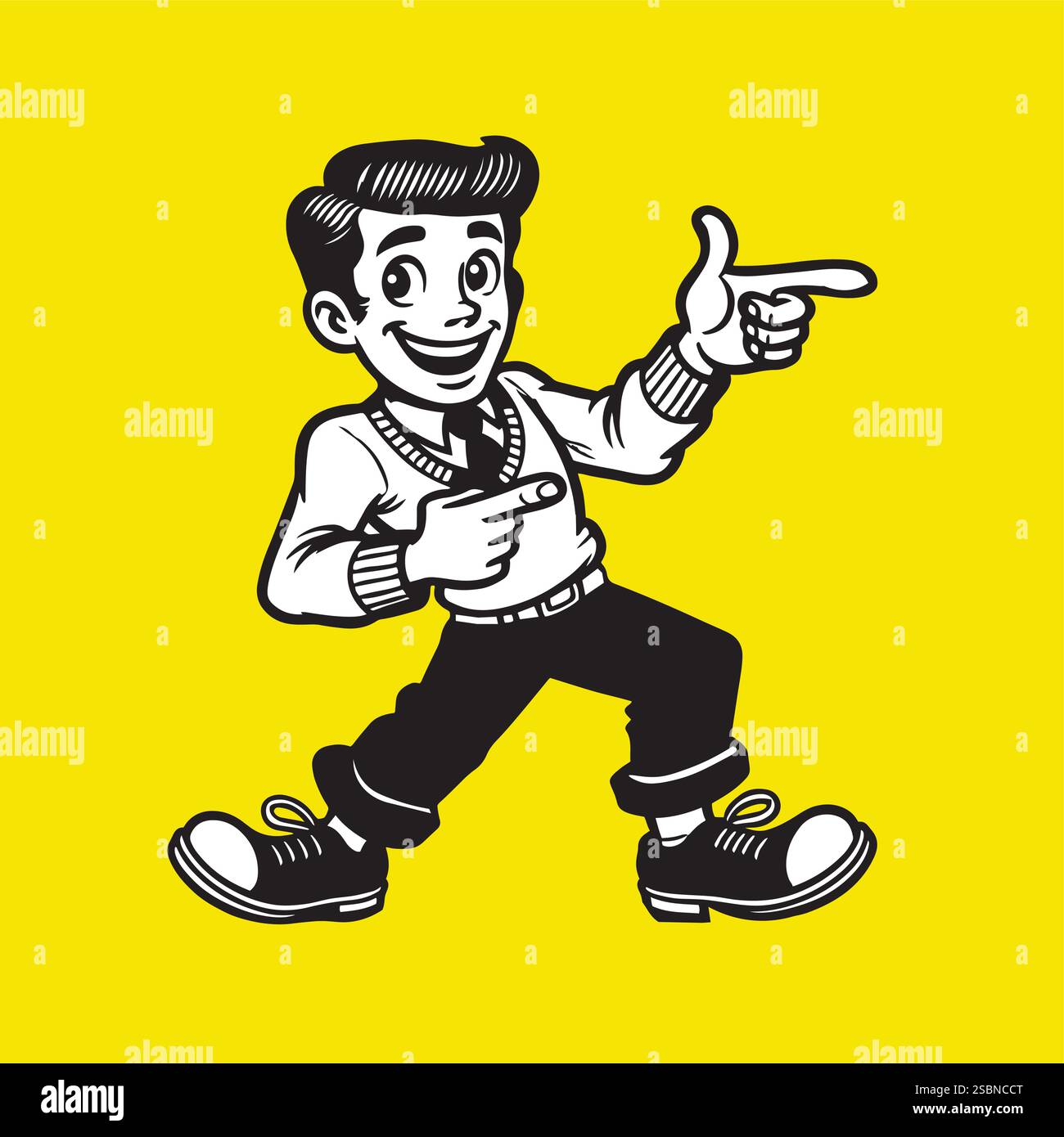 1950s ads mascot Stock Vector Images - Alamy