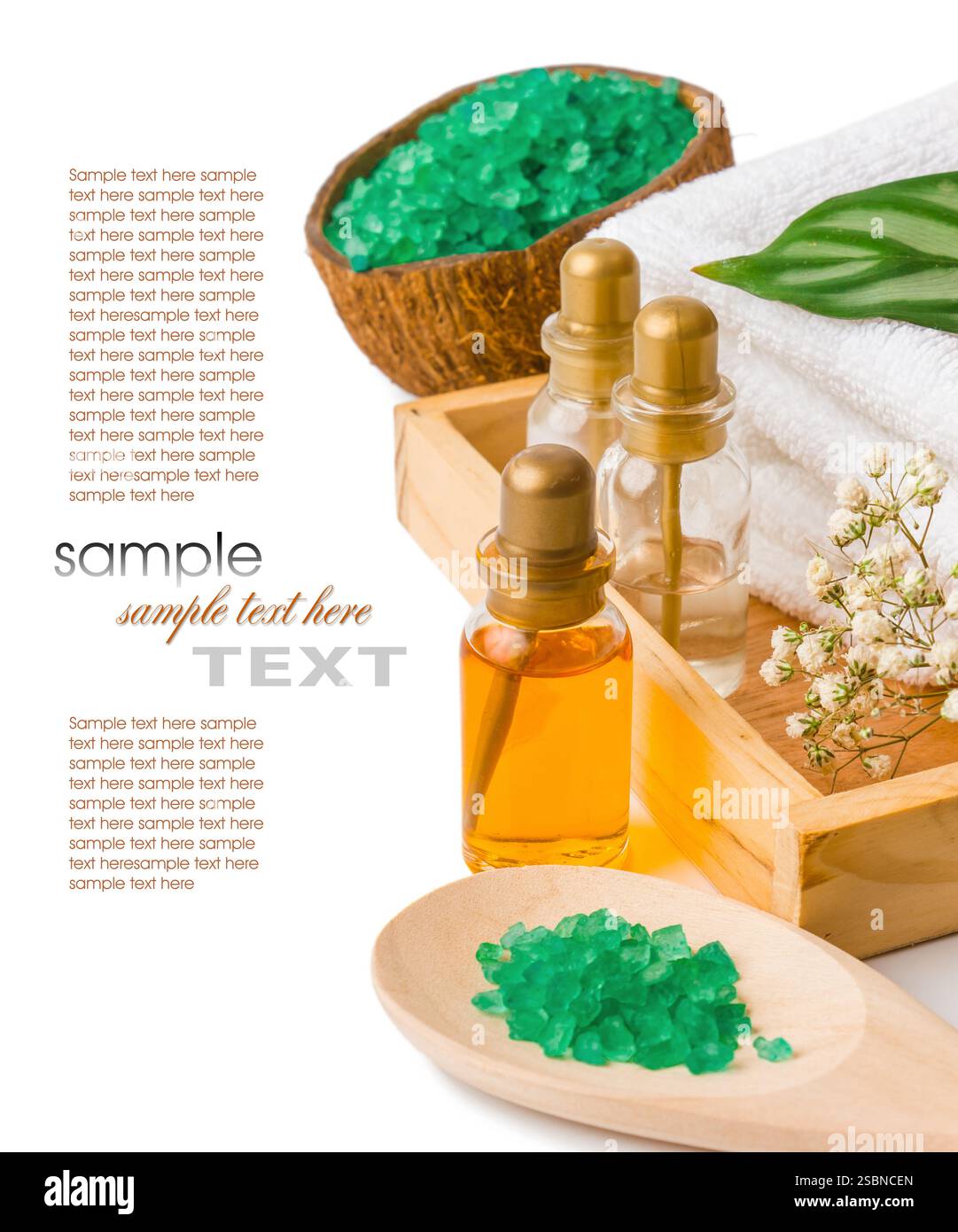 spa treatments and personal hygiene products Stock Photo - Alamy