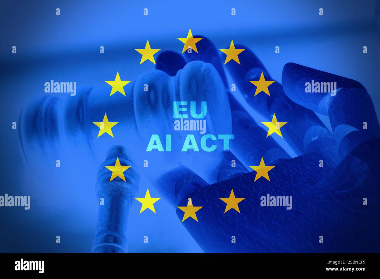 AI act regulation symbol. Concept artificial intelligence act ...