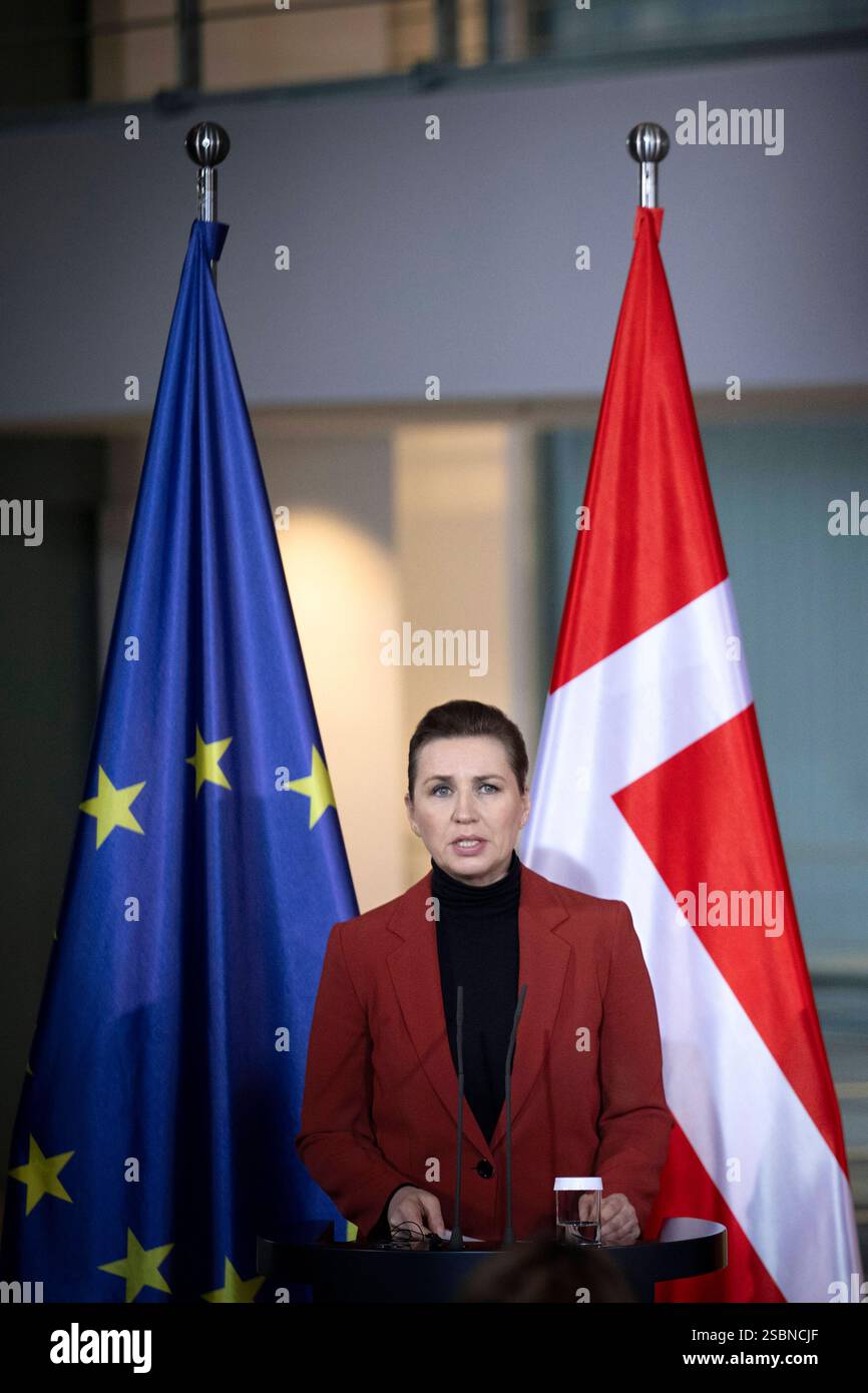 Mette Frederiksen, prime minister of Denmark DEU, Deutschland, Germany, Allemande, Berlin, 28.01 ...