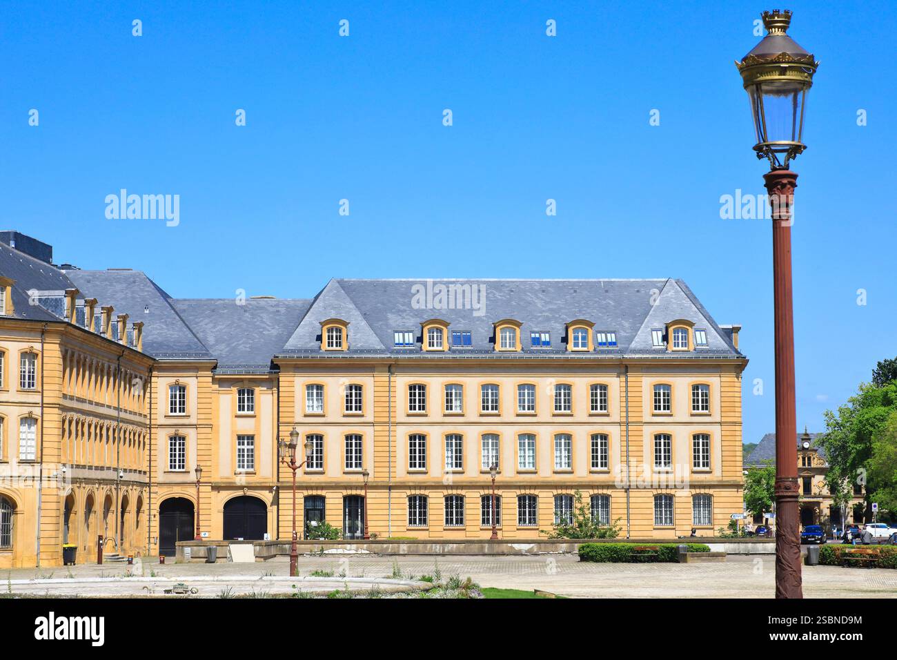 France, Moselle, Metz, city centre, ‘île du Petit Saulcy, Place de la ...