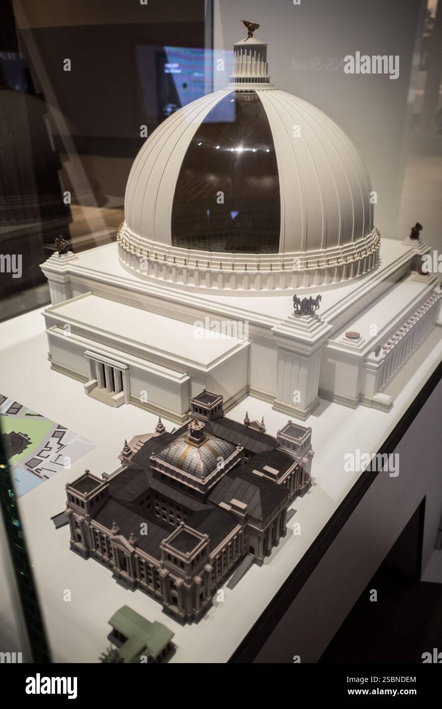 VOLKSHALLE GESAMTBANPLAN FUR DIE REICHSBAUPLAN - ALBERT SPEER DOM MODEL ...