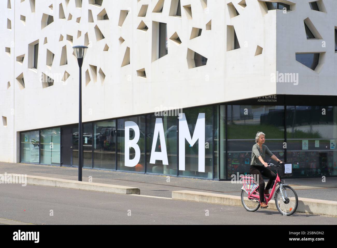 France, Moselle, Metz, Borny district, BAM (Boîte à Musiques) is a ...