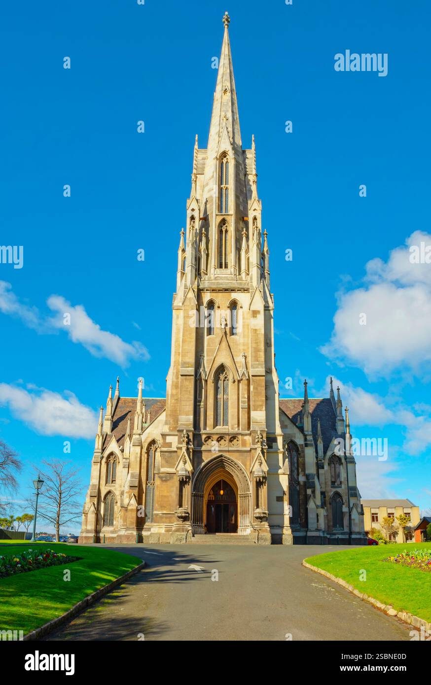 New Zealand, South Island, First Church of Otago, Dunedin, Otago Stock ...