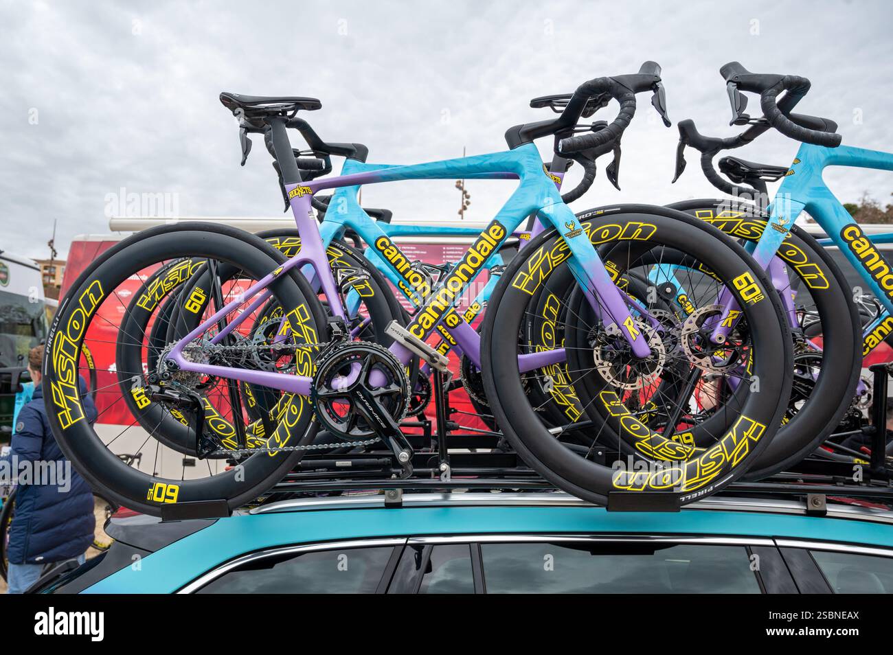 Marseille, France. 02nd Feb, 2025. Unibet Tietema Rockets Bike during ...