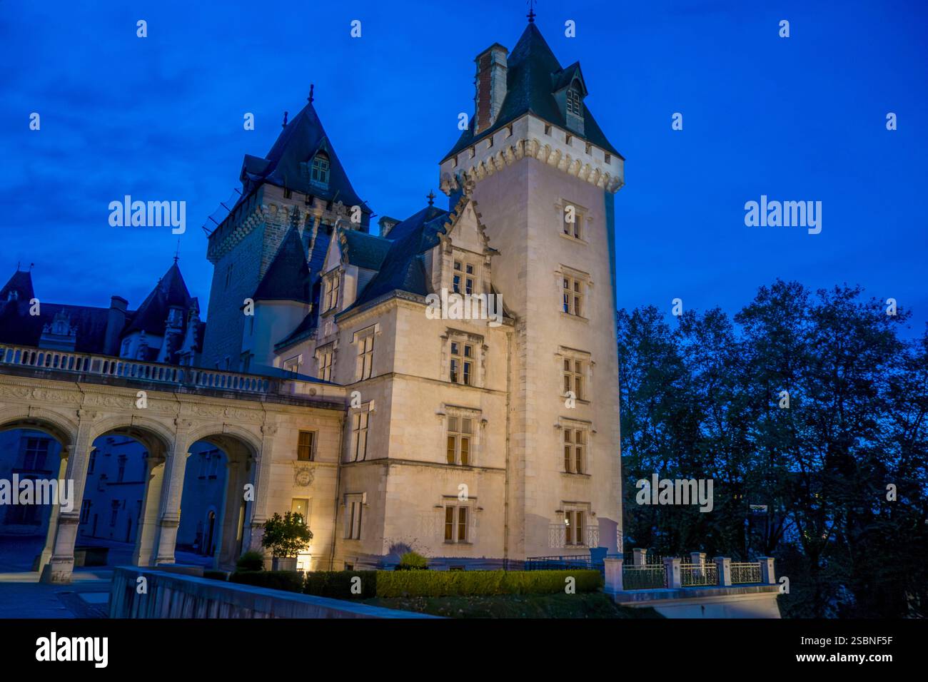 France, Pyrennees Atlantique, Pau, Castle of Pau from the 12th century ...
