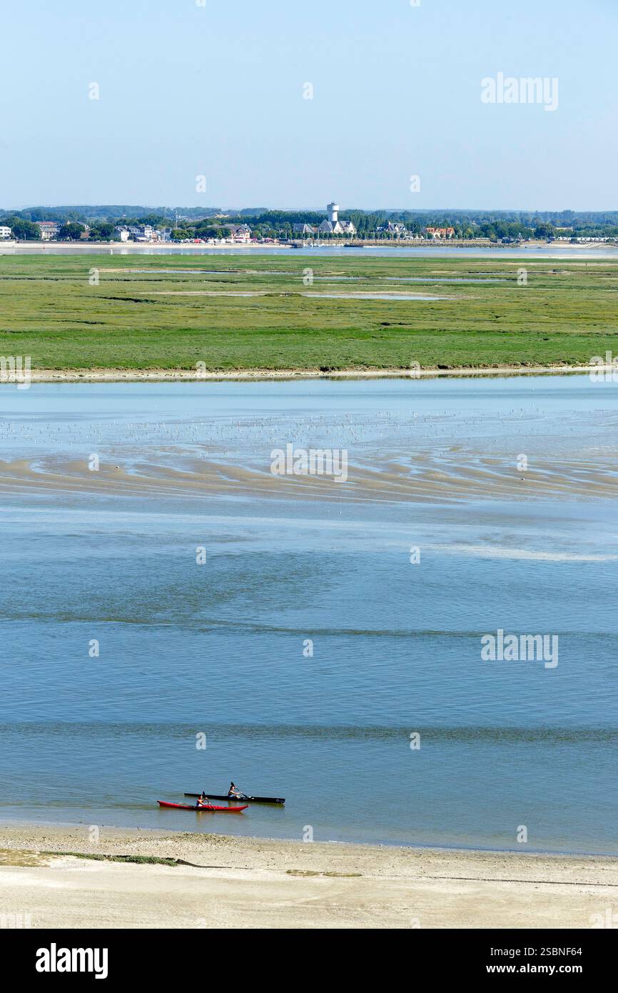 France, Somme, Baie de Somme (bay of Somme), parc naturel regional Baie ...