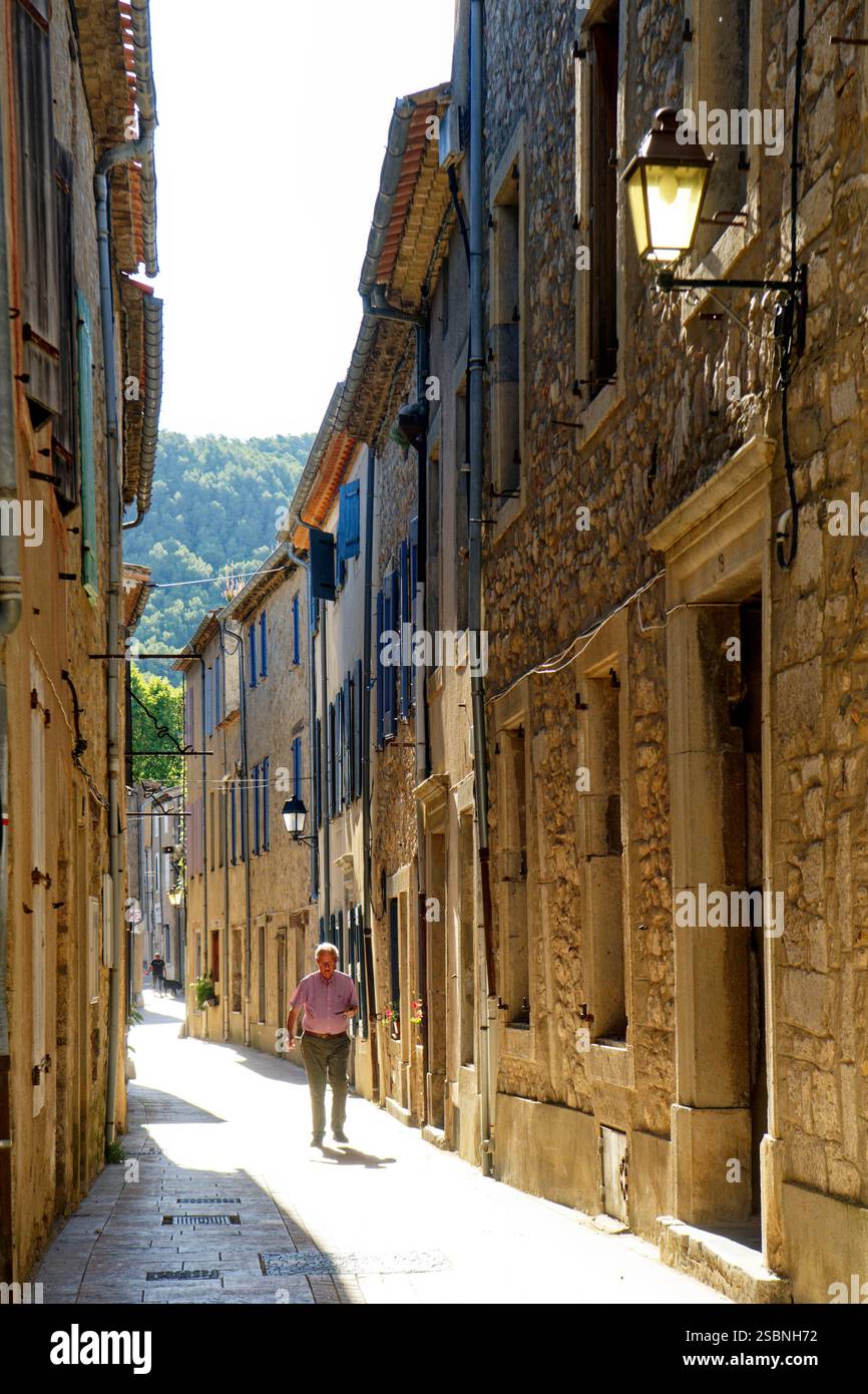 France, Aude, Corbieres Fenouilledes Regional Natural Park, Lagrasse ...