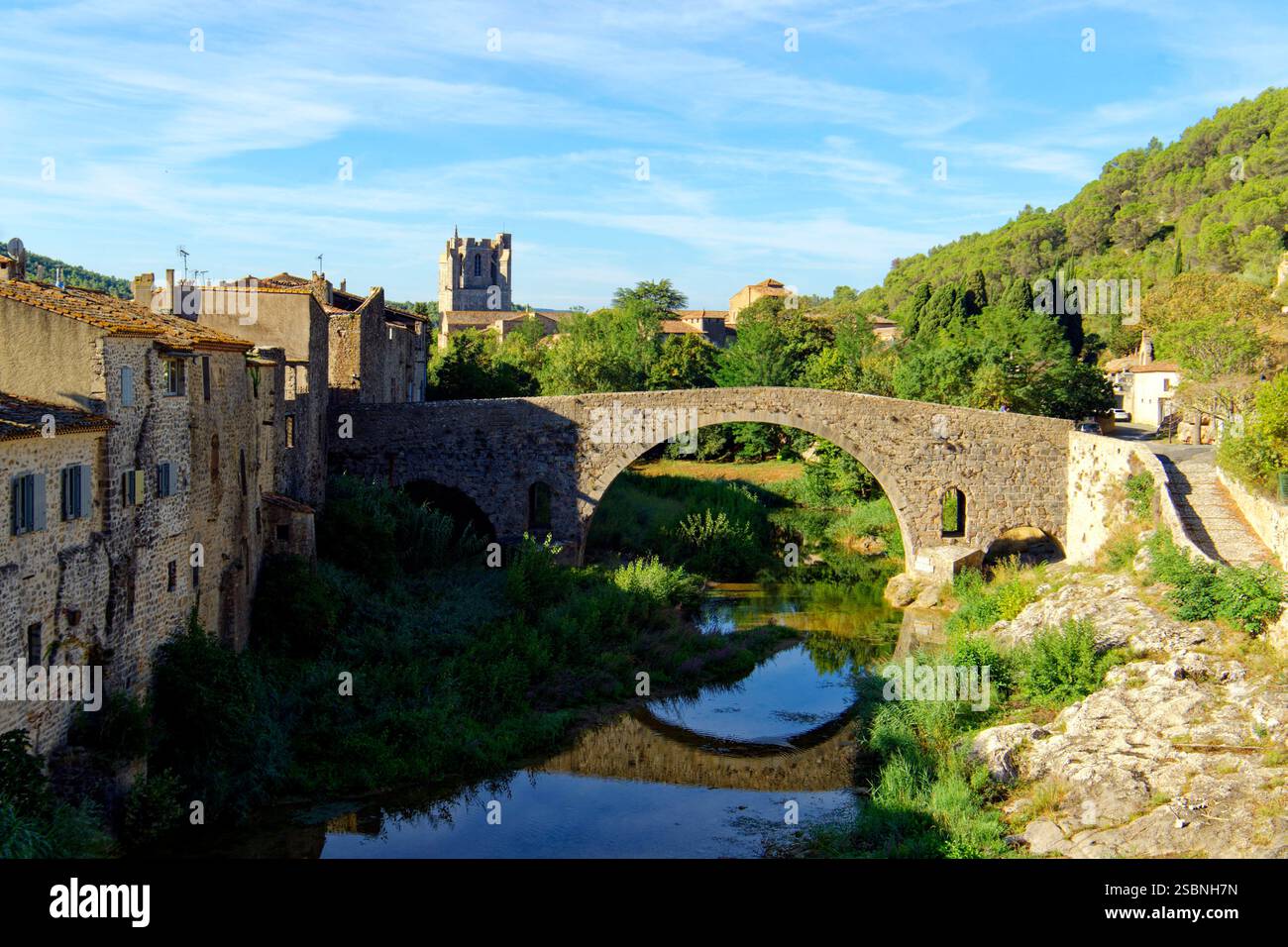France, Aude, Corbieres Fenouilledes Regional Natural Park, Lagrasse ...
