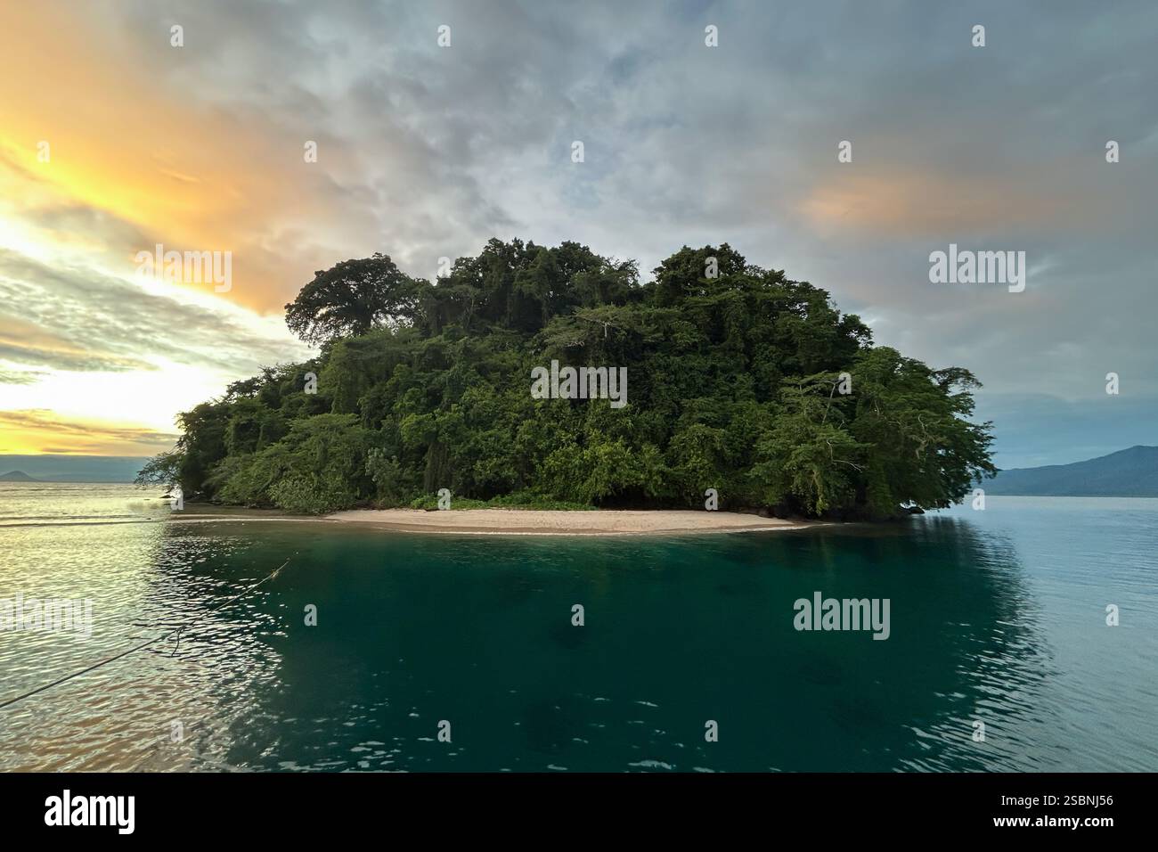 Restorff Island in Kimbe Bay, Bismarck sea New Britain, Willaumez Peninsula, Papua New Guinea ...