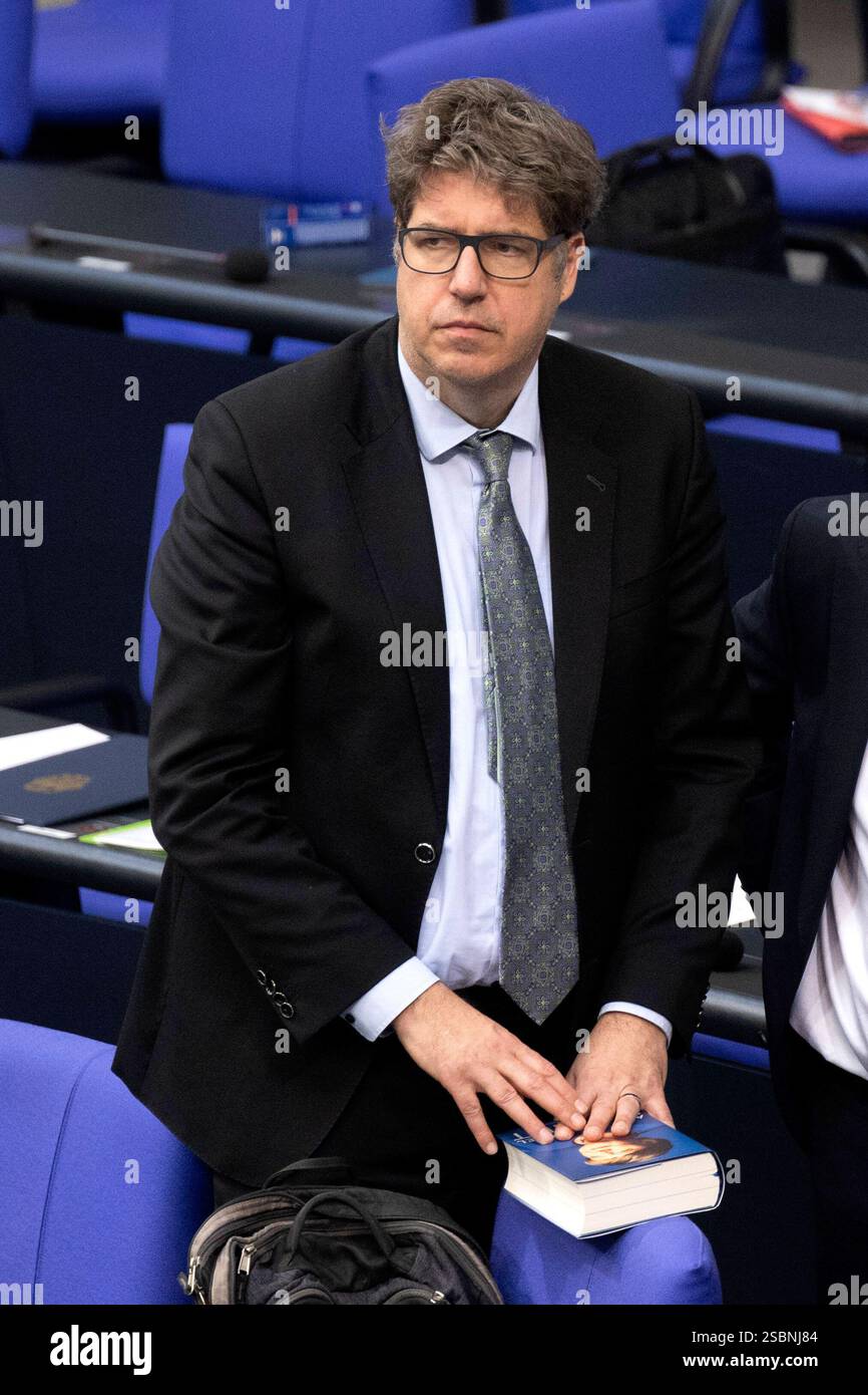 Michael Kellner - Bundestag Zustrombegrenzungsgesetz DEU, Deutschland, Germany, Berlin, 31.01. ...
