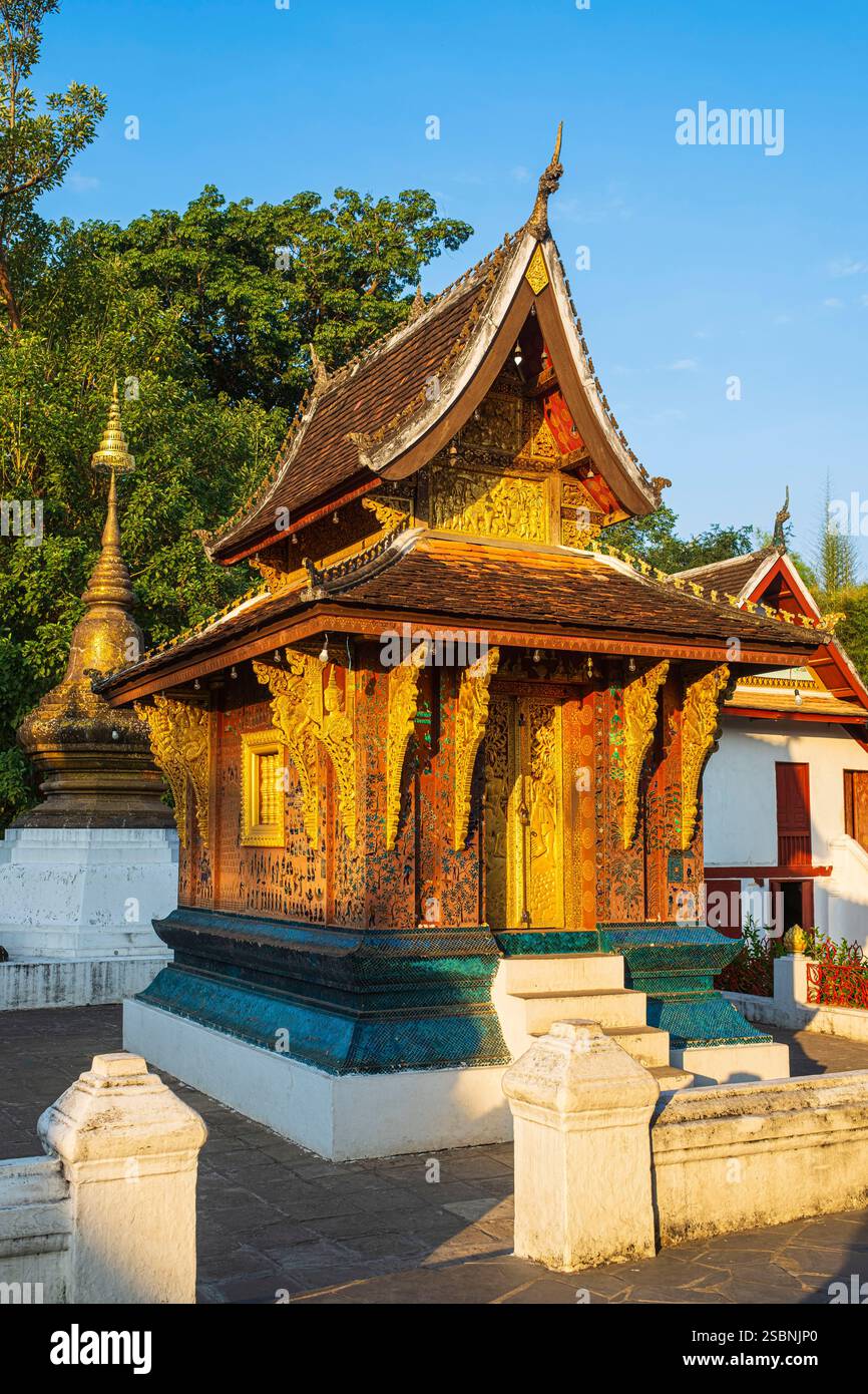 Laos, Luang Prabang, a UNESCO World Heritage Site, Vat Xieng Thong ...