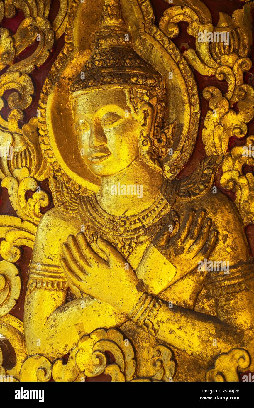 Laos, Luang Prabang, a UNESCO World Heritage Site, Vat Xieng Thong ...