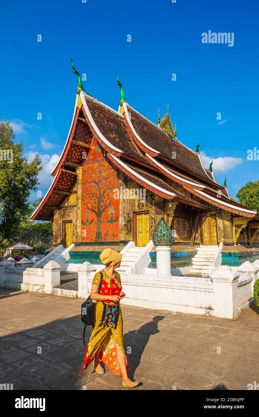 Laos, Luang Prabang, a UNESCO World Heritage Site, Vat Xieng Thong ...