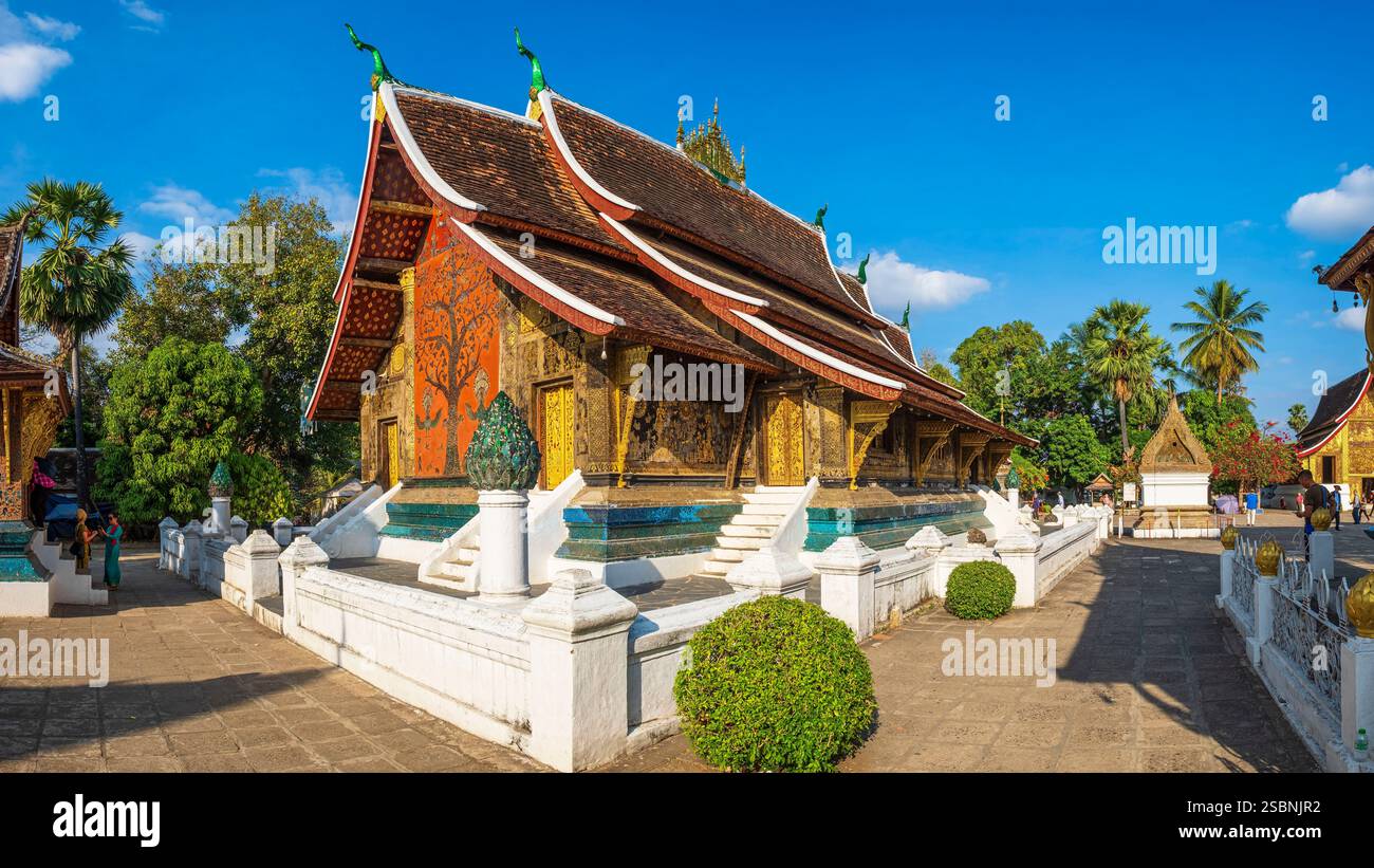 Laos, Luang Prabang, a UNESCO World Heritage Site, Vat Xieng Thong ...