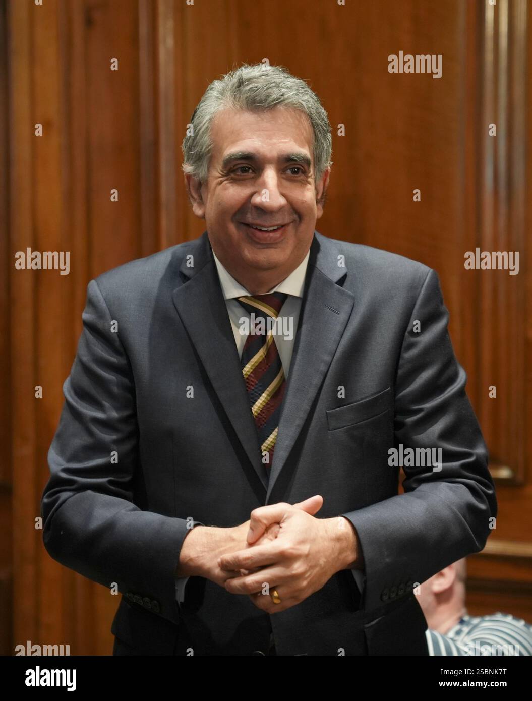 Barrister Mark McDonald speaking to the media ahead of a press ...