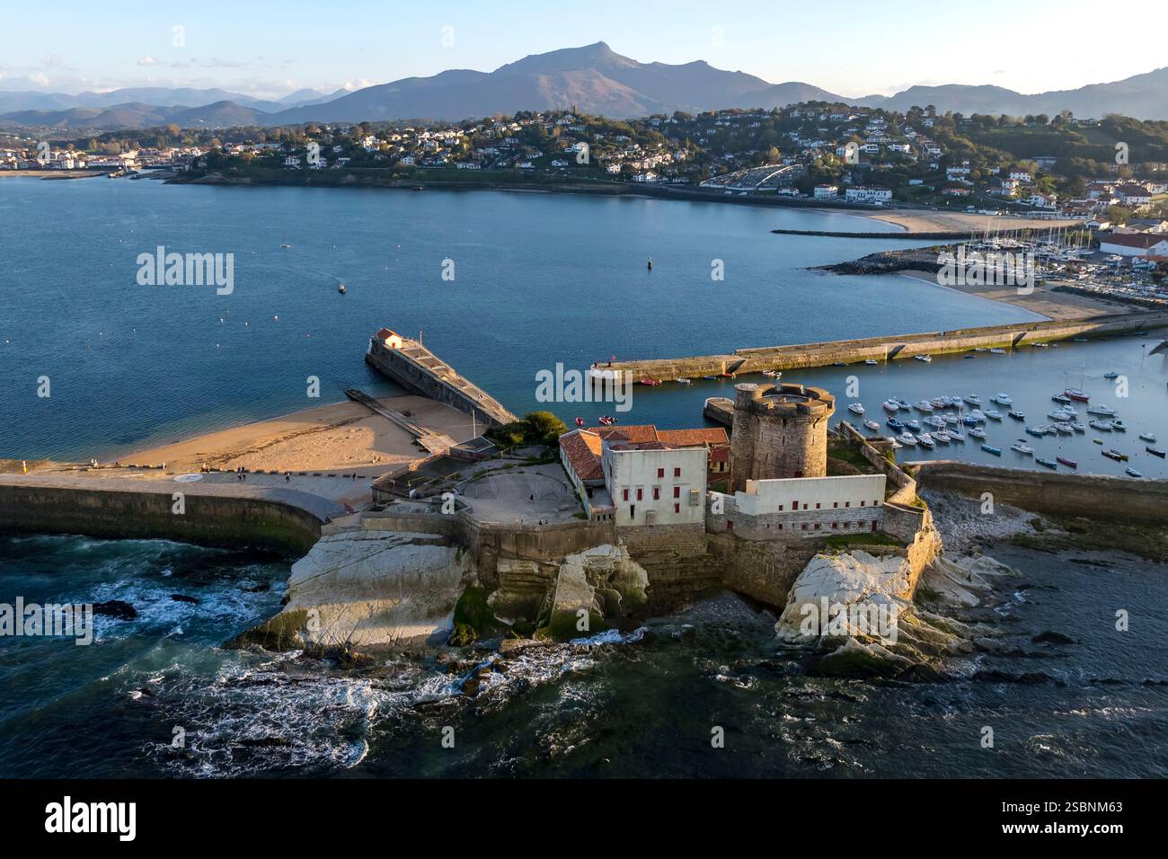 France, Pyrenees Atlantiques, Basque Country coast, Ciboure, the Socoa ...