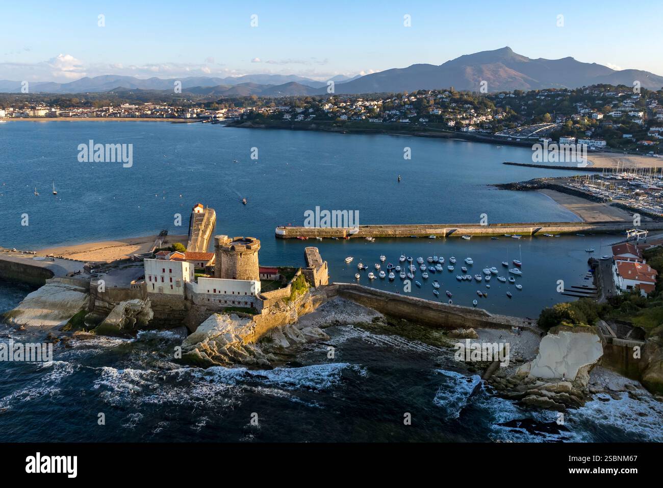 France, Pyrenees Atlantiques, Basque Country coast, Ciboure, the Socoa ...