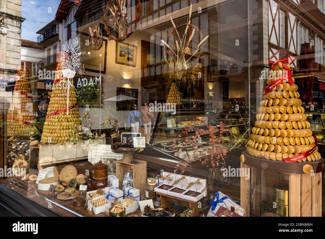 France, Pyrenees Atlantiques, Basque Country, Saint Jean de Luz, Place ...
