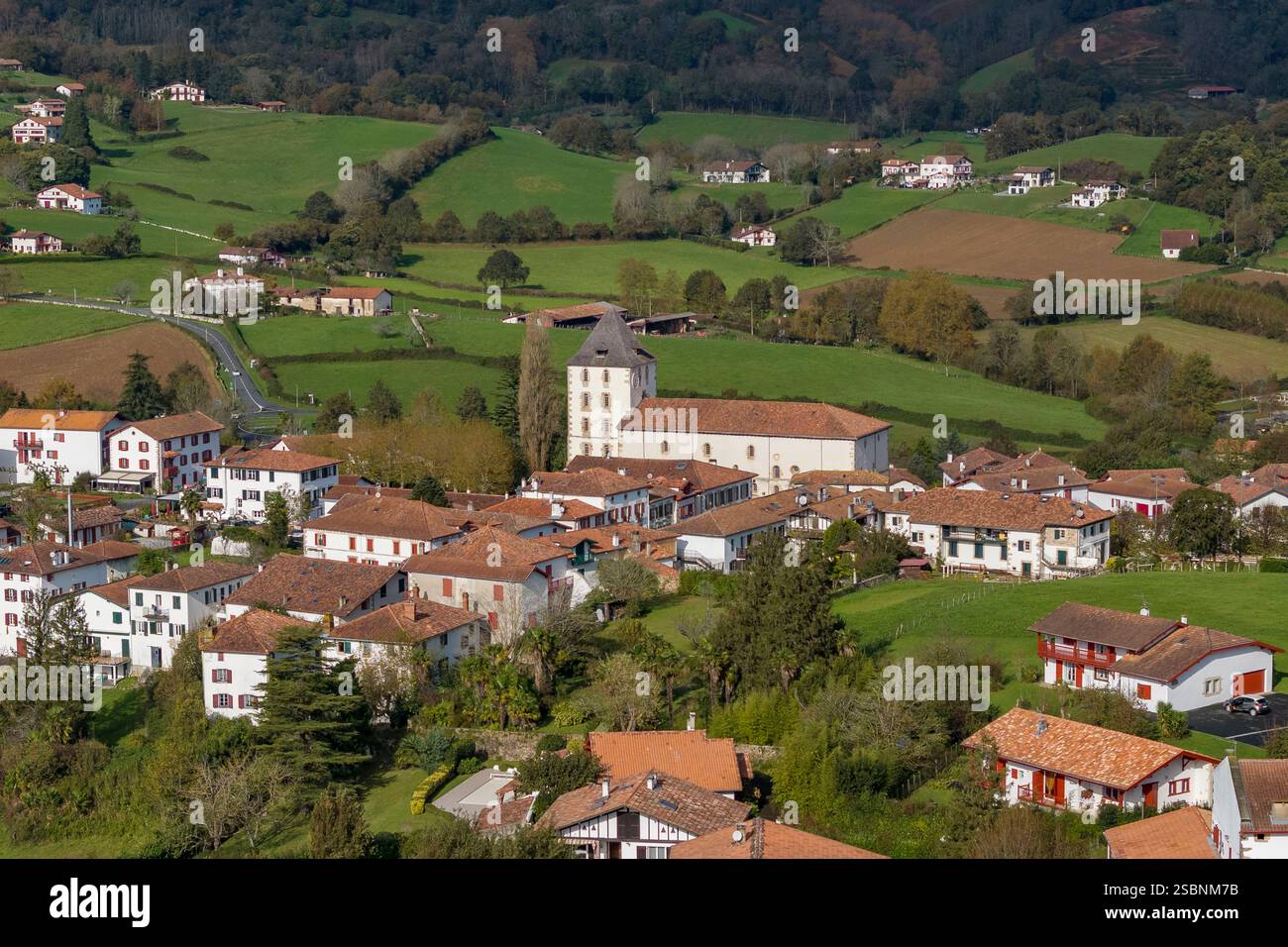 France, Pyrenees Atlantiques, Basque Country, Sare, labelled Les Plus ...