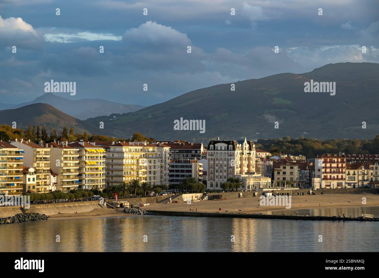 France, Pyrenees Atlantiques, Basque Country coast, Saint-Jean-de-Luz ...