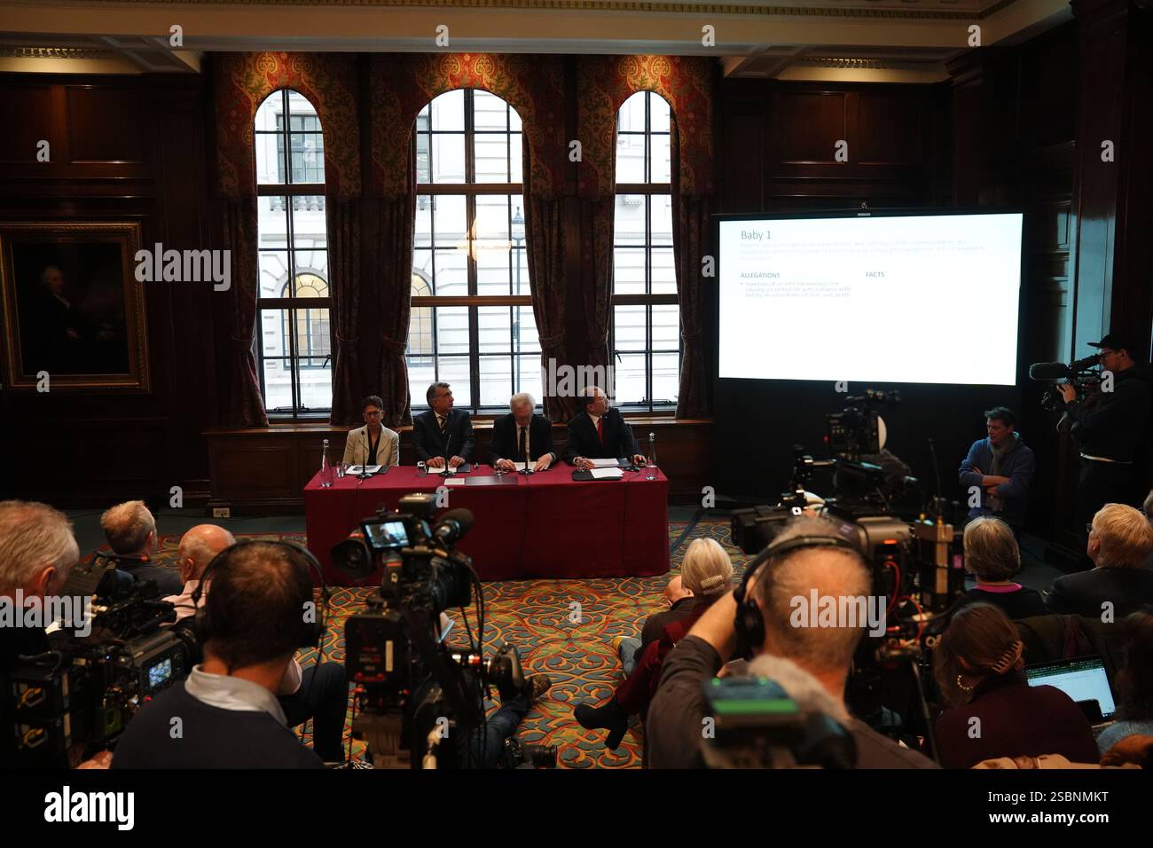 (left to right) Professor Neena Modi, barrister Mark McDonald, Sir ...