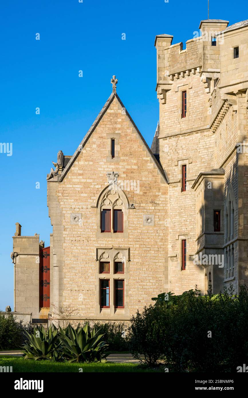 France, Pyrenees Atlantiques, Basque Country coast, Hendaye, Abbadia ...