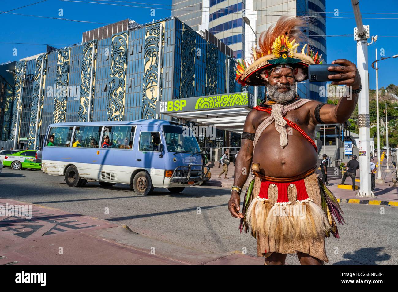 Papua New Guinea, Capital Province, Port Moresby, Town, city-center ...