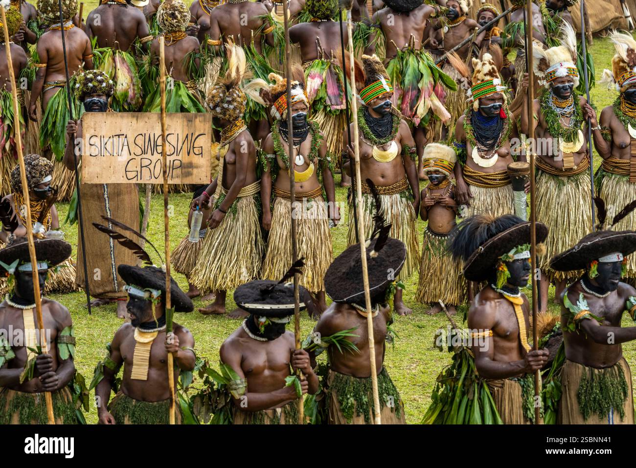 Papua New Guinea, Enga province, Enga tribe, Enga Show, Wabag region ...