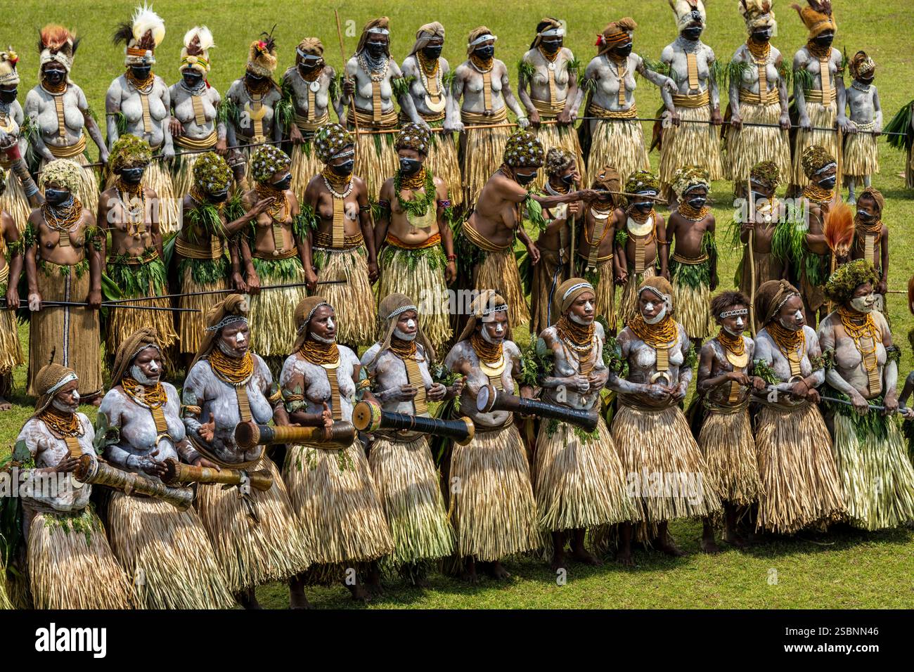 Papua New Guinea, Enga province, Enga tribe, Enga Show, Wabag region ...