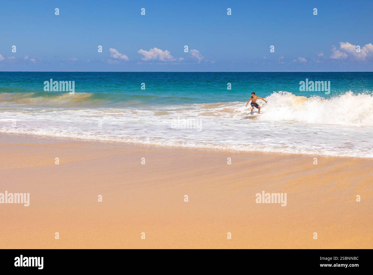Panama, Bocas del Toro, Isla Colón, Bluff Beach Stock Photo - Alamy