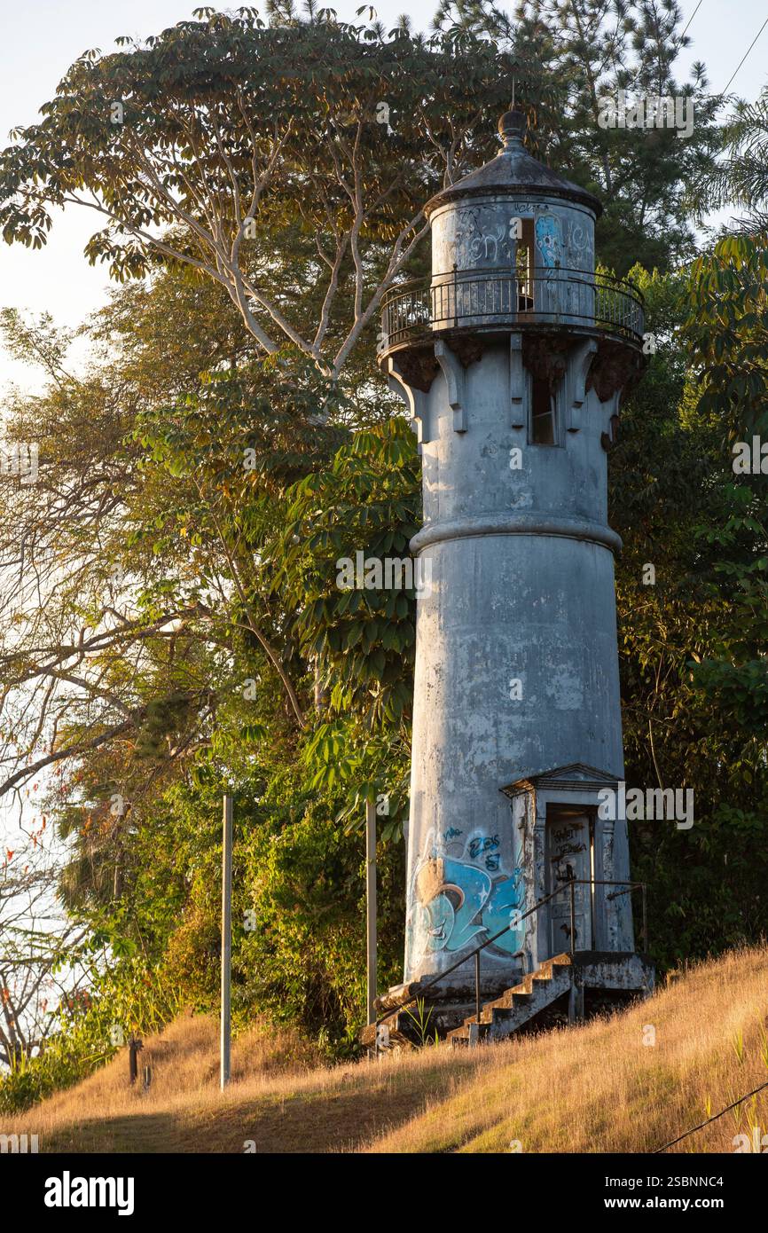 Panama, Colón Province, Panama Canal, Gamboa lighthouse Stock Photo - Alamy