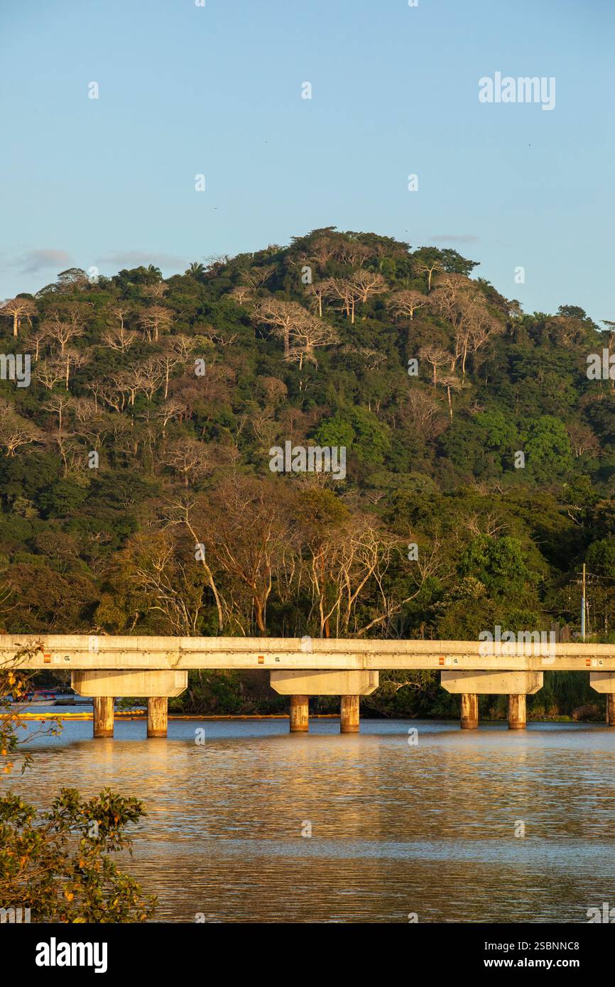 Panama, Colón Province, Panama Canal, Gamboa bridge Stock Photo - Alamy
