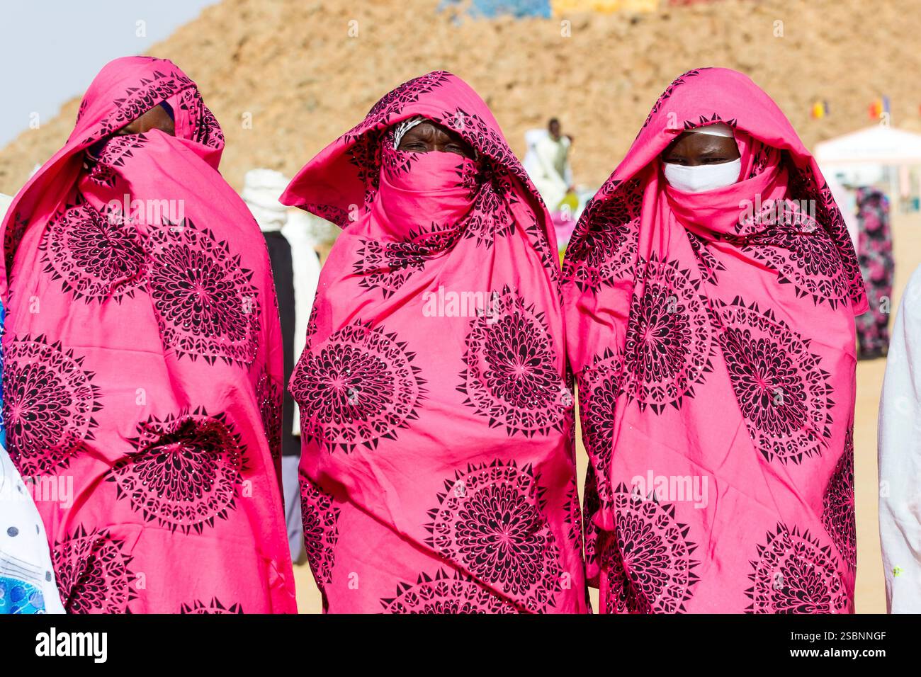 Chad, Ennedi, Wadi Hawar, Amdjarass, international festival of Saharan ...