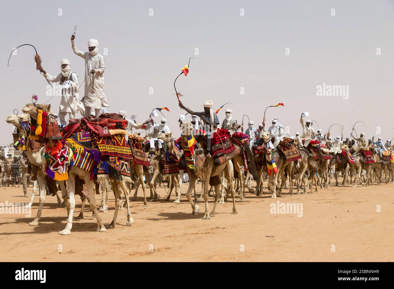 Chad, Ennedi, Wadi Hawar, Amdjarass, international festival of Saharan ...