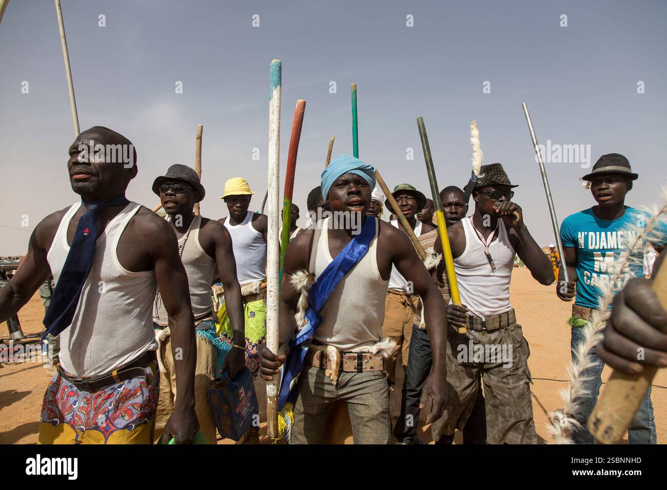 Chad, Ennedi, Wadi Hawar, Amdjarass, international festival of Saharan ...