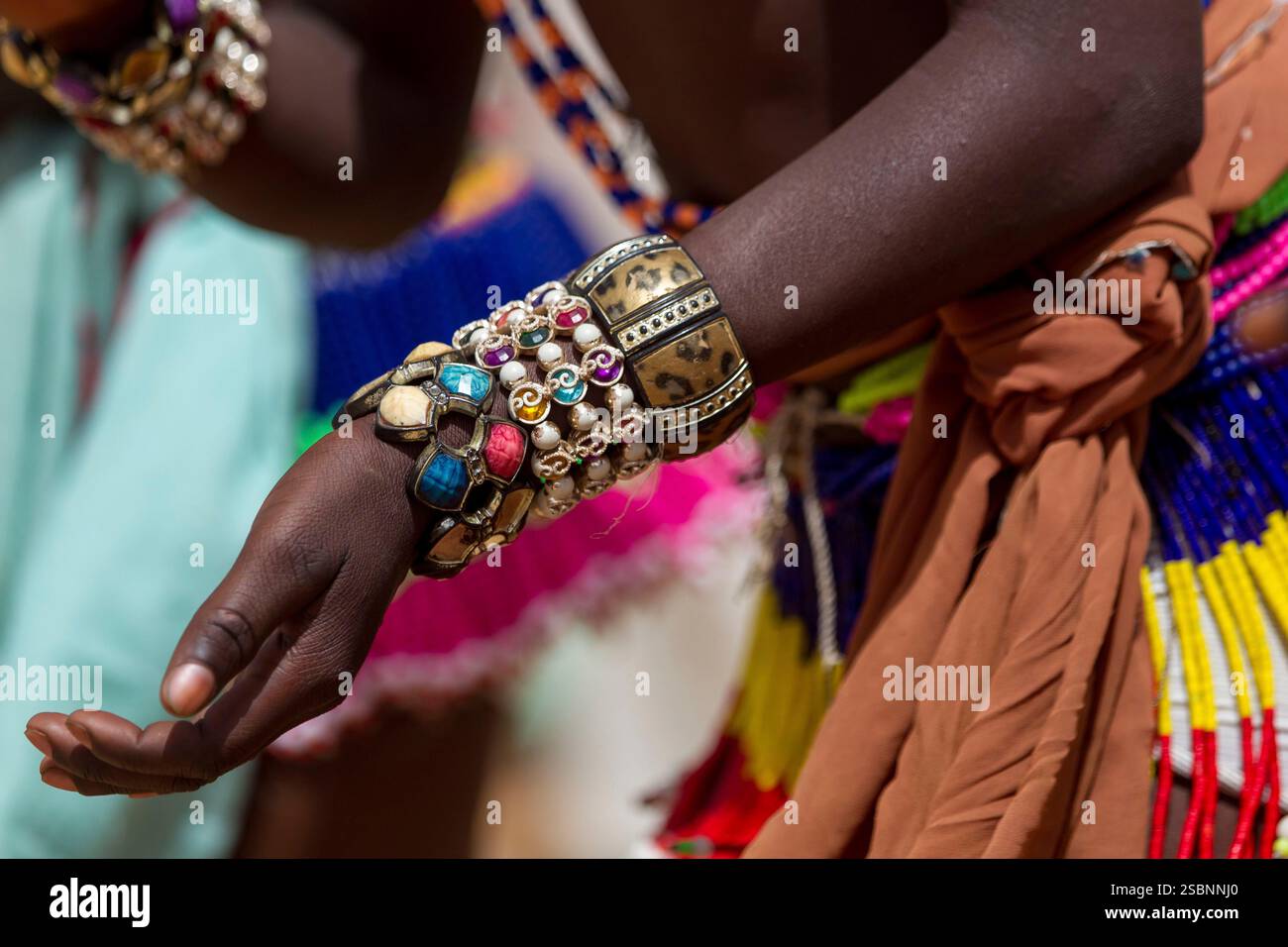 Chad, Ennedi, Wadi Hawar, Amdjarass, international festival of Saharan ...