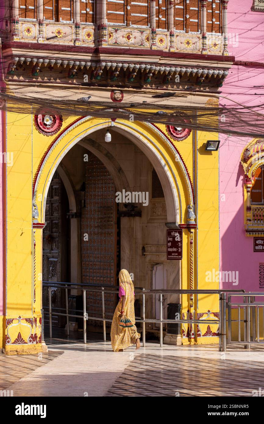 India, Rajasthan, Bikaner region, Deshnoke, Karni Mata temple also known as Rat Temple ...