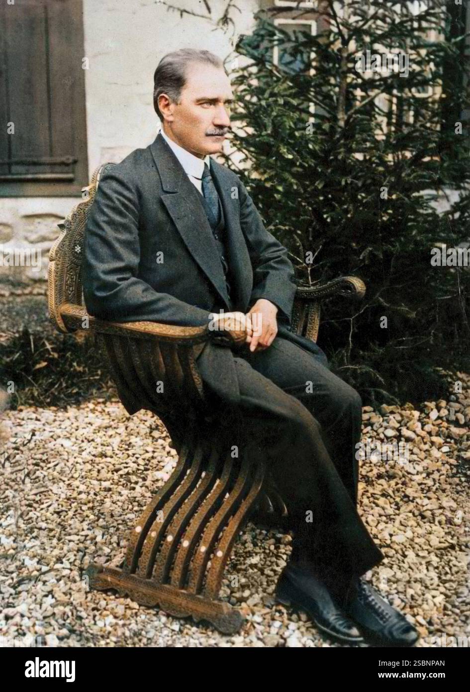 Mustafa Kemal Pasha Ataturk (1881-1938) founder and first president of ...